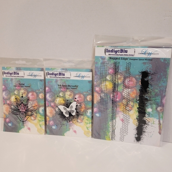 IndigoBlu | Design | Nwt Indigoblu Limor Webber Stamps Rugged Edge Ink ...